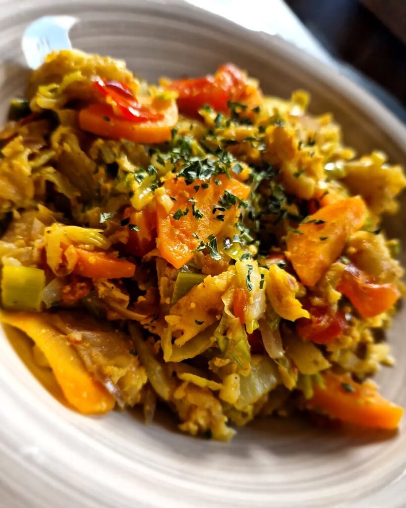 Sri Lankaanse kottu roti - brittsfoodtable